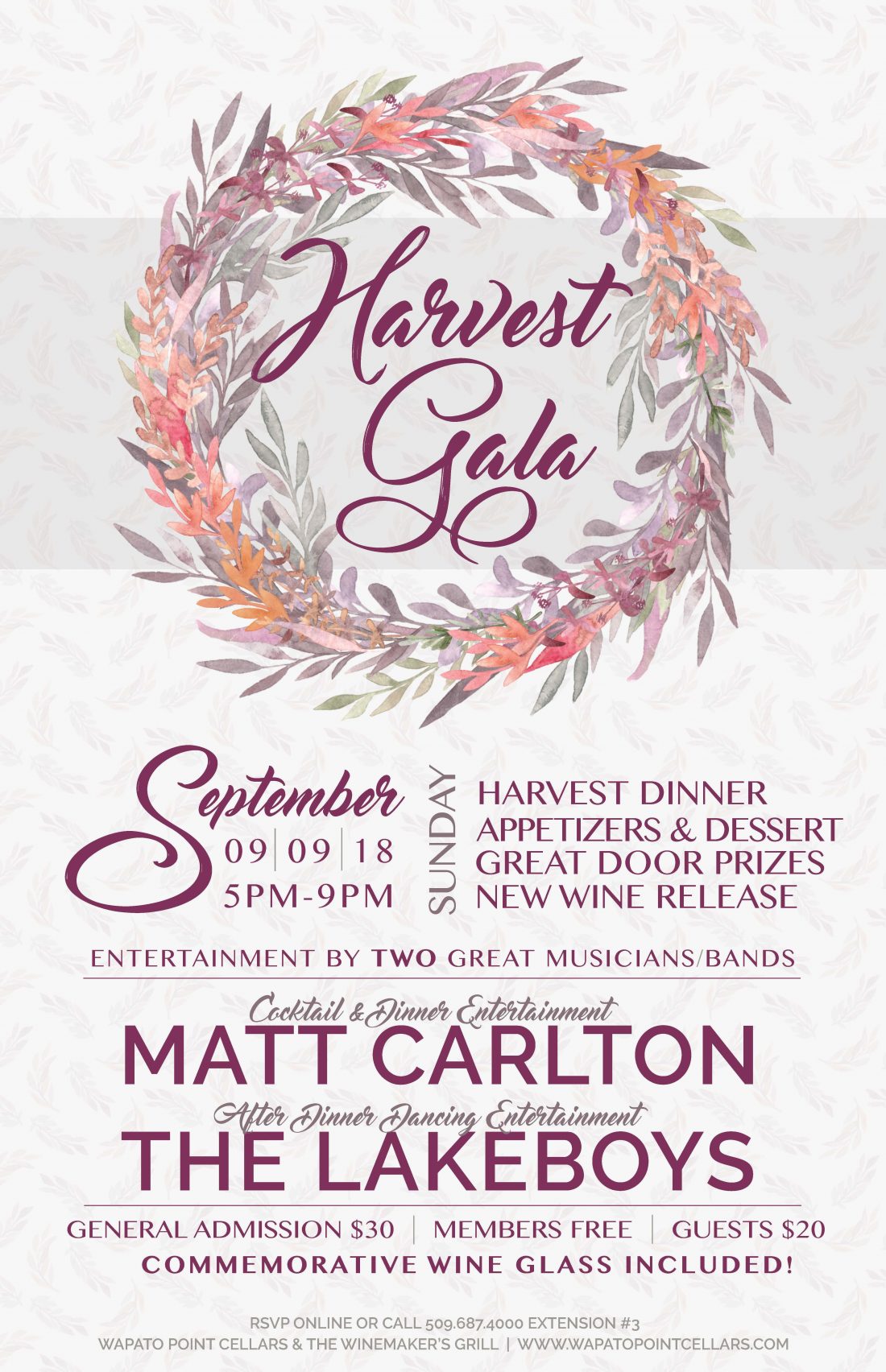 Harvest Gala – Wapato Point Cellars